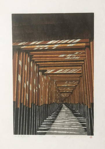 Ray Morimura (b. 1948) : The Light Shines On Fushimi