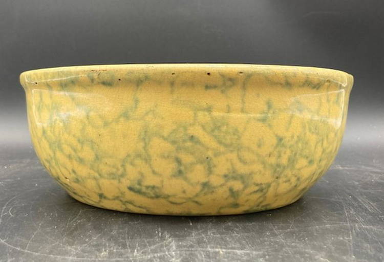 Primitive Spongeware Battter Mixing Bowl