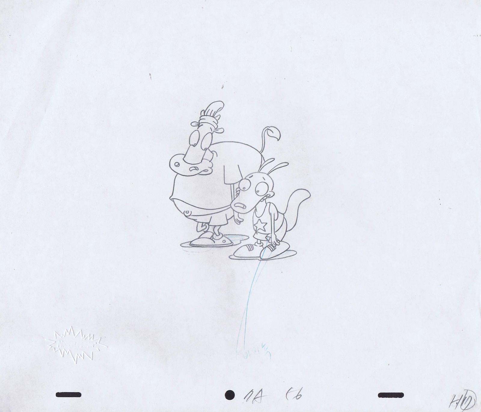 Rocko's Modern Life Animation Art Original Production