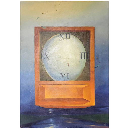 Frederic C. Kaplan (american) Original Oil On Canvas,