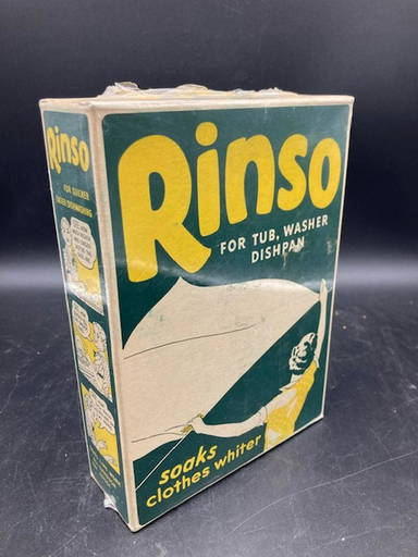 1930's Rinso Laundry Soap Box