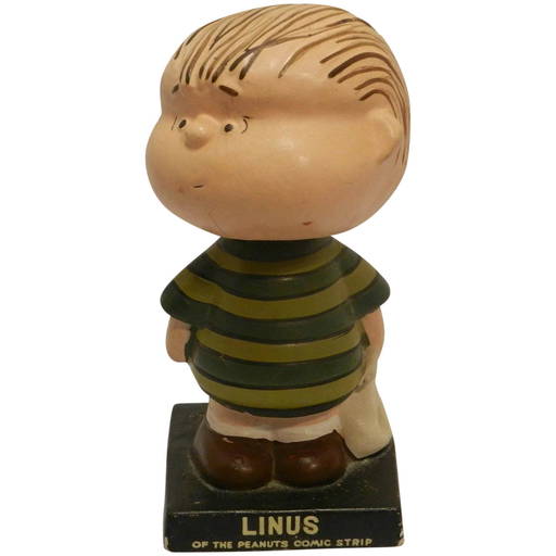 Vintage 1960's Lego Square Base Nodder Bobble Head Linus Japan Peanuts ...