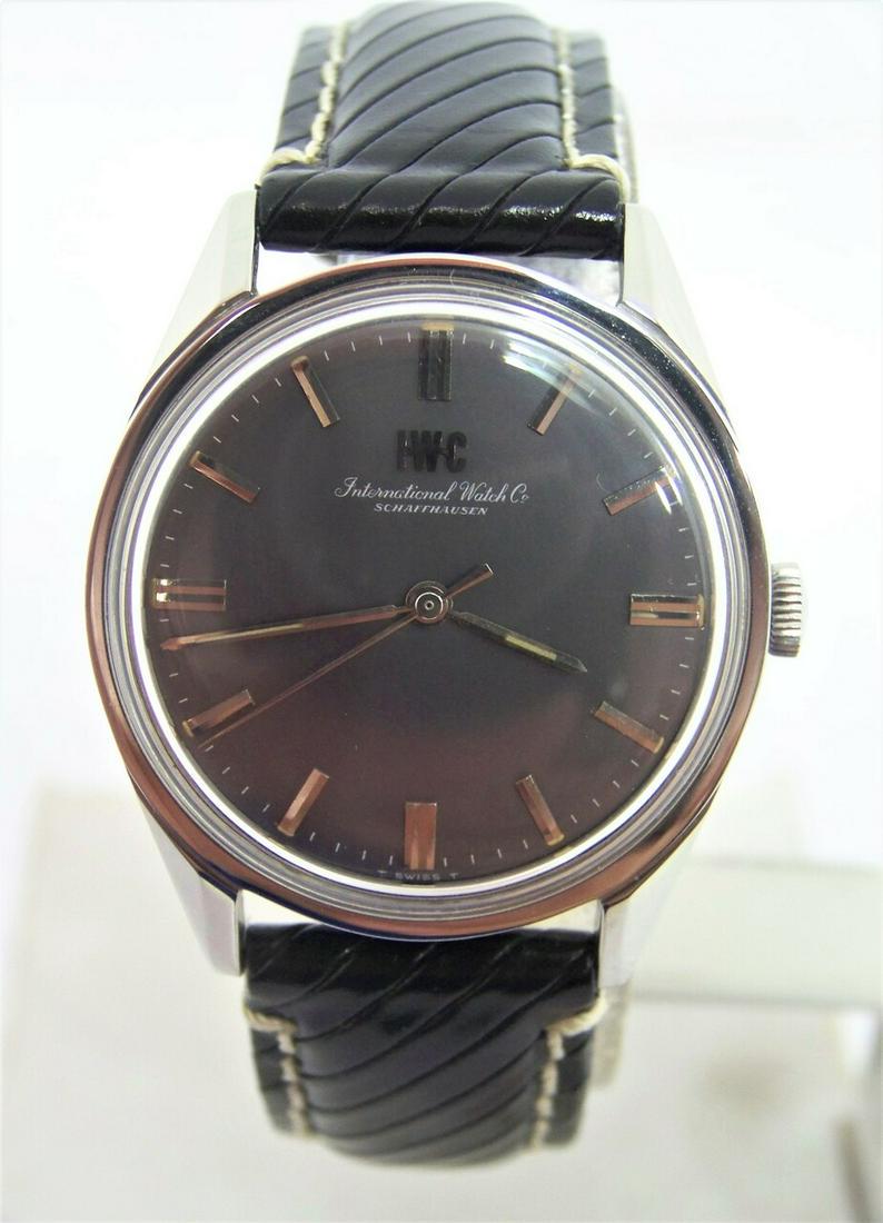 Vintage S/steel Iwc Winding Watch 1970s R 810 Cal. C89* Exlnt* Serviced* Rare