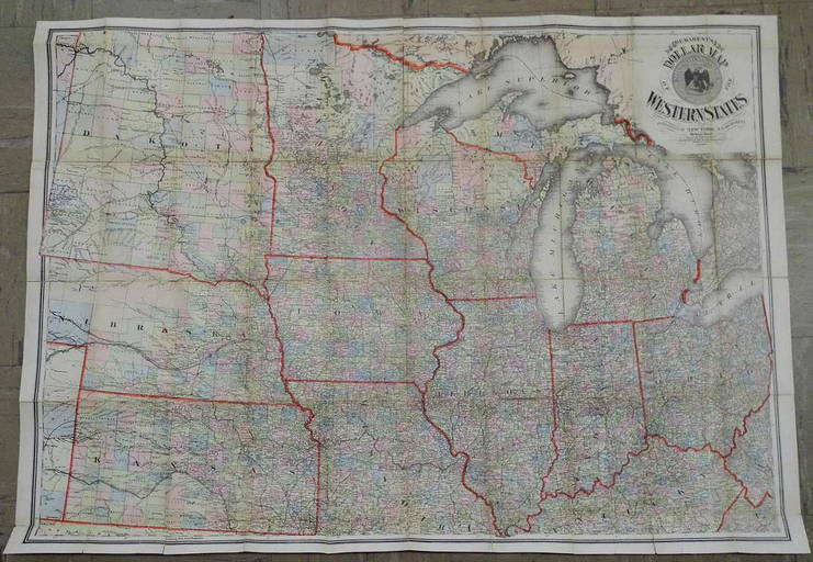 Demarest's Dollar Map of the Western States - Apr 12, 2022 | Jasper52 in NY