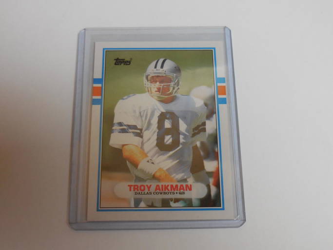 1989 Topps Traded Troy Aikman Rookie Card
