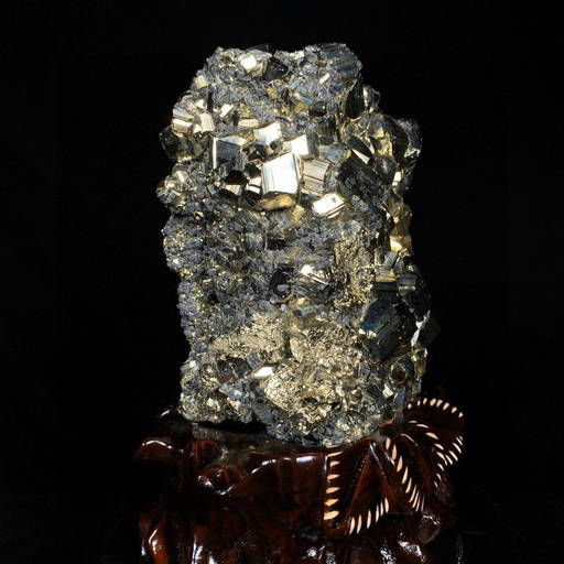 Buy 3.95 Kg Superb Shape Peru Pyrite Original Stone Statue | Jasper52 in NY