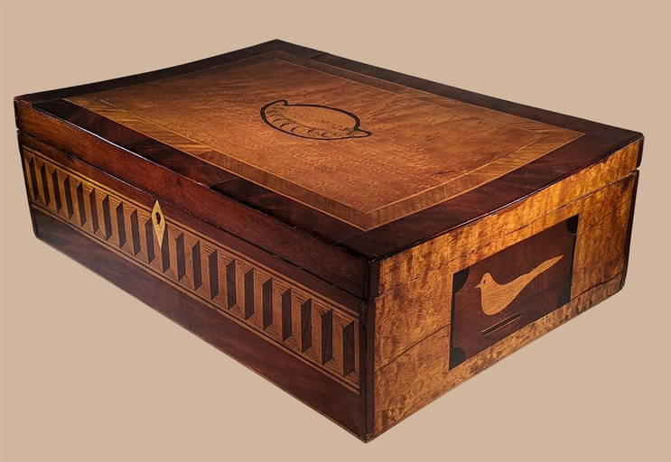 Bowed Top Inlaid Federal box (#0179) on May 12, 2022 | Jasper52 in NY
