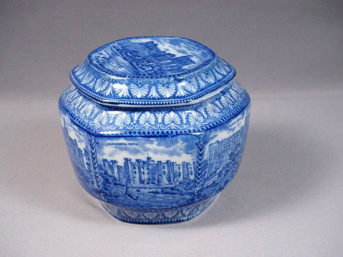 Ringtons Tea Caddy Canister Newcastle Upon Tyne Maling Ware Castles