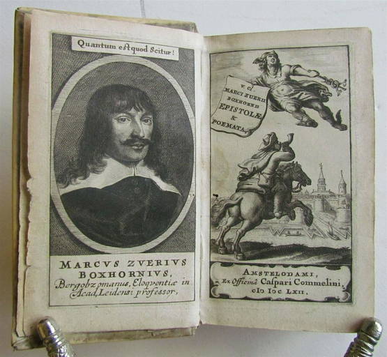 1662 Poetry By Marcus Zuerius Van Boxhorn Antique Vellum Bound 17th Century