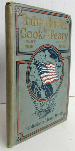 1909 Finding The North Pole By Cook & Peary Salesman's Sample Rare Antique