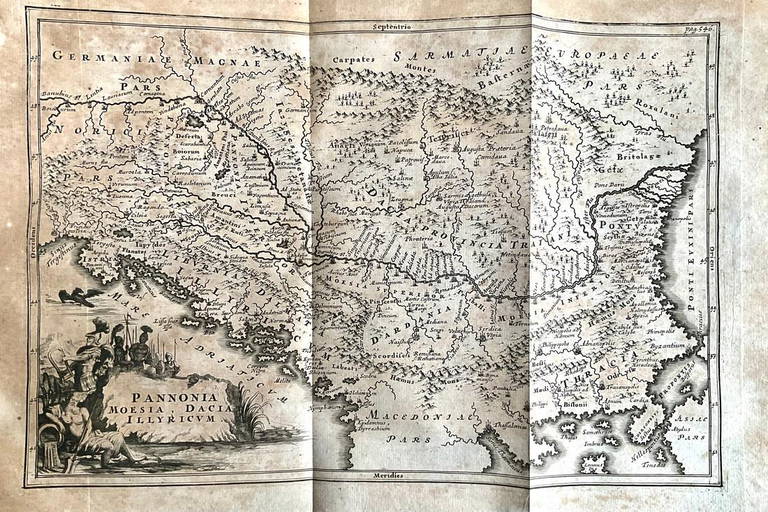 Ancient Northern Balkans And Course Of The Danube, 1701 1706 By ...