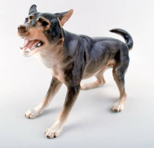 Bing & Grondahl, B&g Number 1854. German Shepherd.