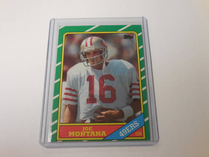 1986 Topps Joe Montana 49ers