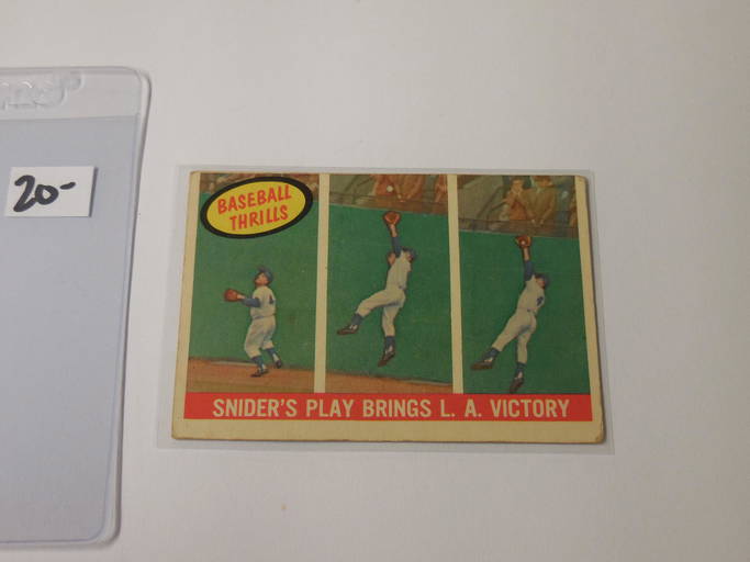 1959 Topps Duke Snider Dodgers
