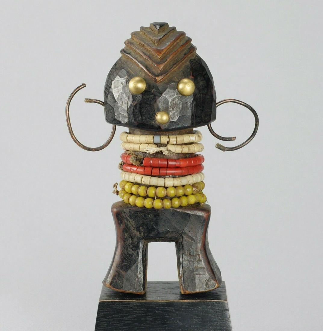 Cute Zande Azande Rare Ubangi Mani Yanda Figure Congo African Tribal ...