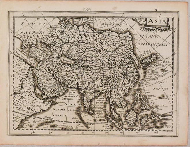 1630 Mercator Map of Asia -- Asia (#0026) on Aug 17, 2022 | Jasper52 in NY