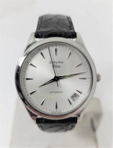 Classic Mens S/steel Zenith Elite Automatic Slim Watch 02.0040.670 Exlnt