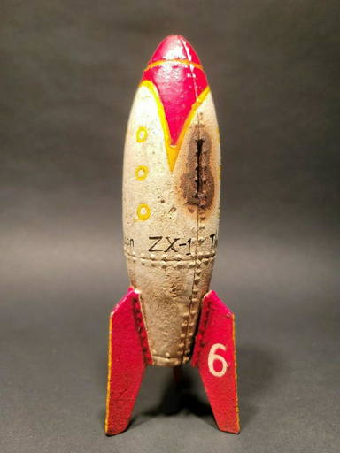 Cast Iron Space Rocket Coin Bank #6 (#0134) on Aug 30, 2022 | Jasper52 ...