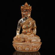 Buy Excellent Gold Wires Enamel Inlay Gems Pagoda Statue | Quan Rong ...