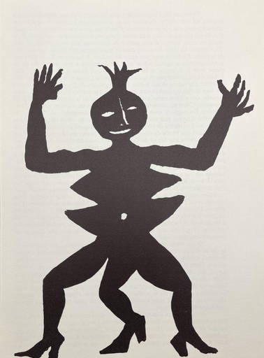 Alexander Calder Three Legged Man Lithograph 1975