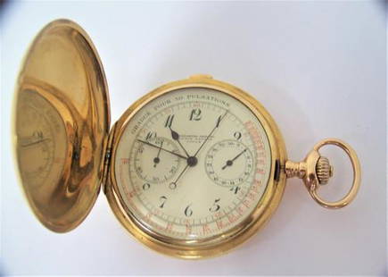 Just/j. Auricoste Pocket Watch Chronograph
