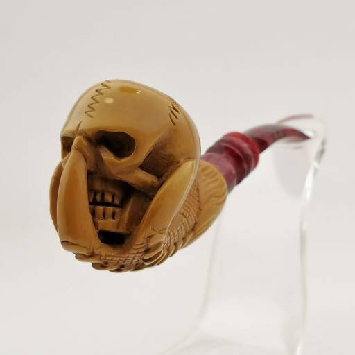 Skull Claw Meerschaum Pipe