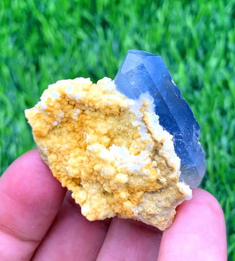 Celestine Specimen, Natural Blue Color Celestine Crystal On Matrix From ...