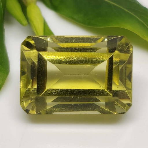 10.10 Ct "top Quality" Natural Green Gold Quartz