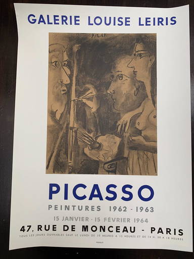 Picasso Exhibition - Galerie Louise Leiris (1964) 18.25" x 25.24 French ...