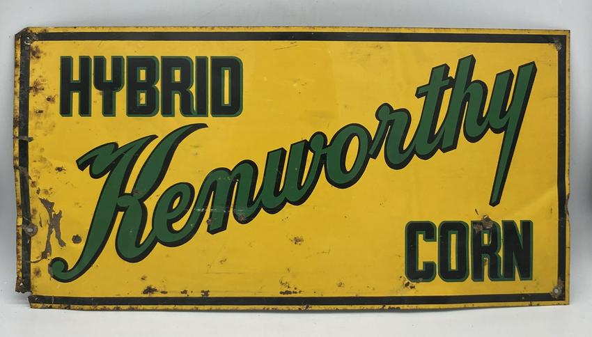 Vintage Kensworth Corn Metal Sign