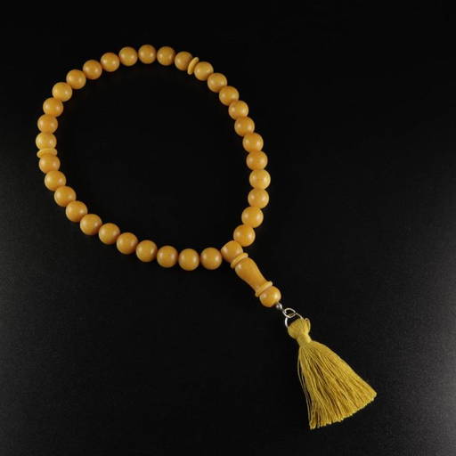 39g. Natural Baltic amber rosary imam amber mala yellow color (#0068 ...