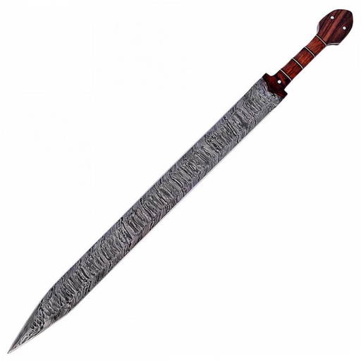 Buy Handmade damascus steel glaive saber sword wood brass | Jasper52 in NY