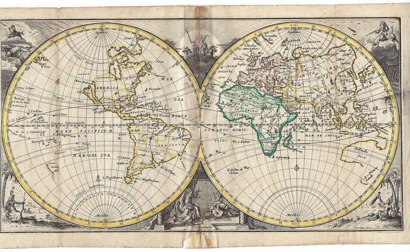 1692 Peeters Map of the World -- [World] (#0052) on Dec 20, 2022 ...