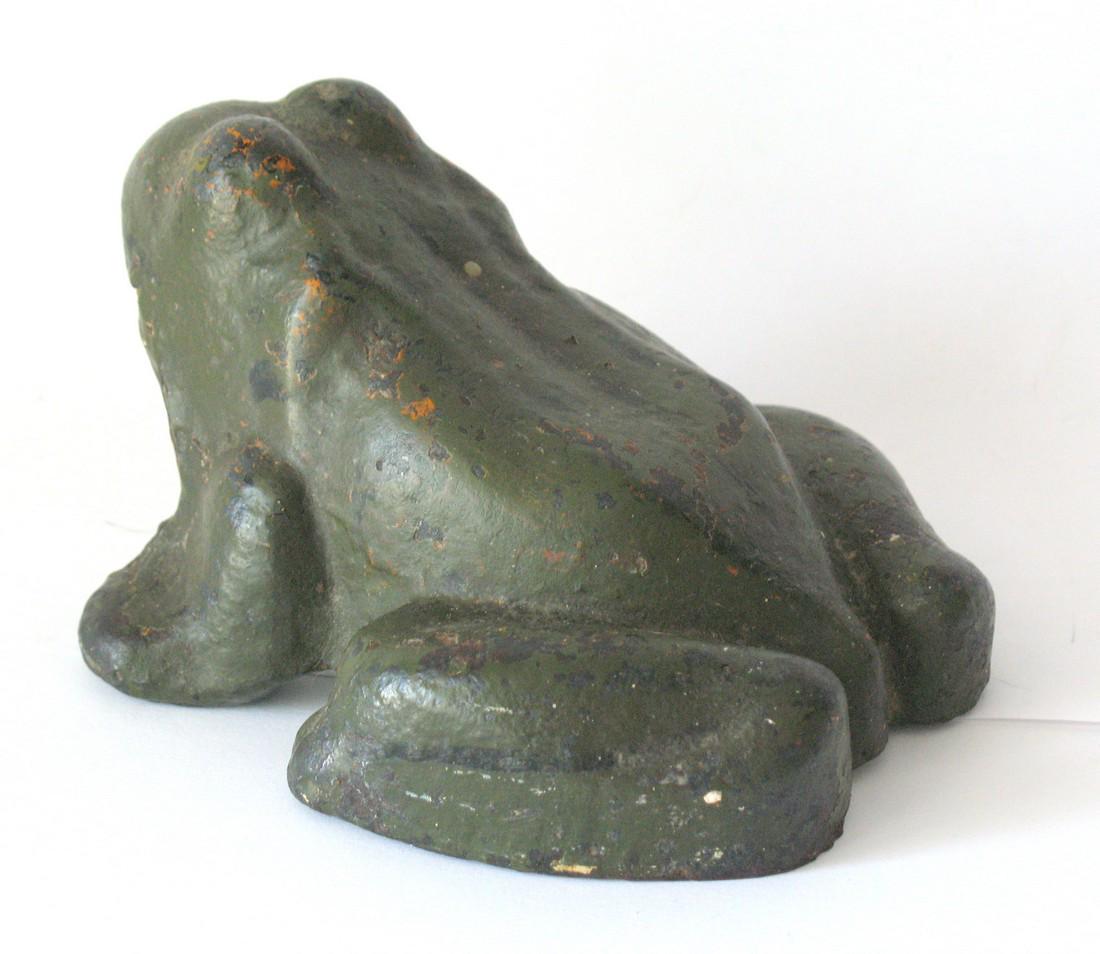 Antique Cast Iron Frog Doorstop