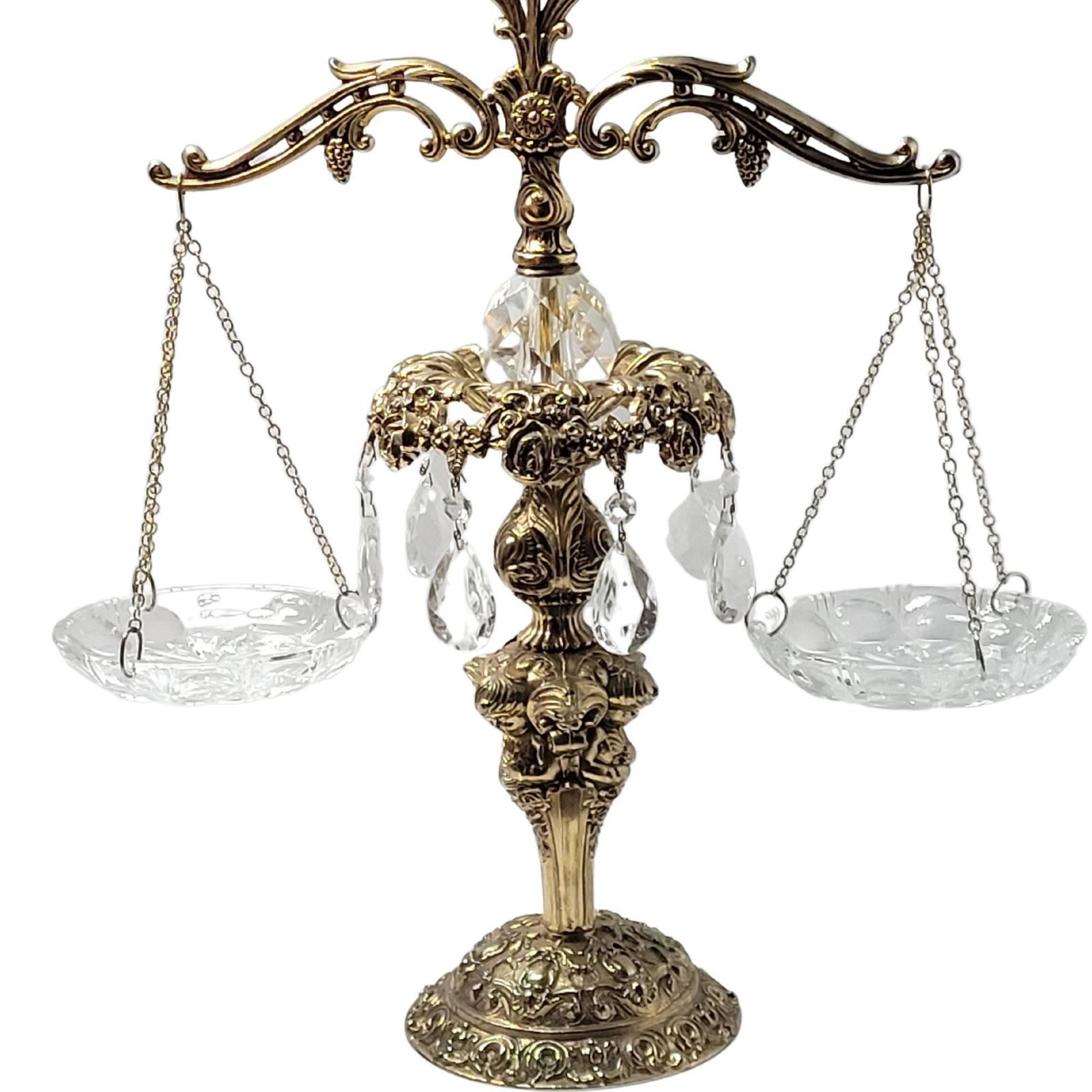 Vintage Brass Scales of Justice, Display, Apothecary Scales Cherubs and ...