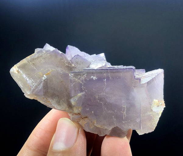 Purple Phantom Fluorite, Mineral Specimen, Fluorite Crystal, Natural ...