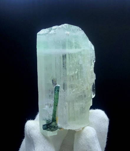 Buy Kunzite Crystal, Kunzite With Green Tourmaline Crystals, Mineral ...