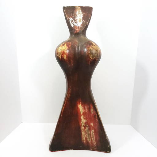 Vintage Contemporary Blank Face Torso Bust Sculpture MCM Art Deco ...