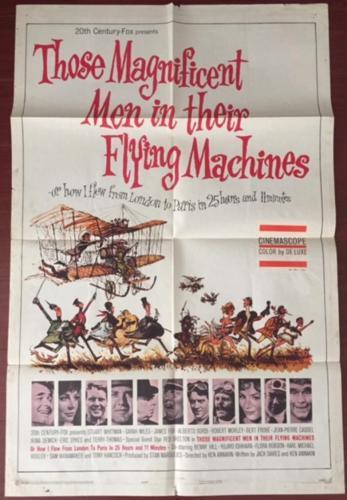 Those Magnificent Men In Their Flying Machines - 1965 One Sheet Poster (#0212) on Jan 10, 2023 ...