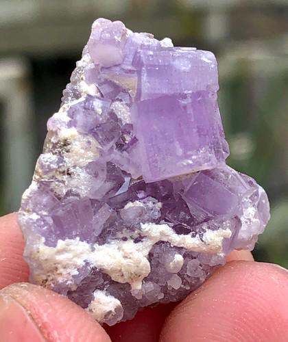 Amazing Purple Color Apatite Crystals Cluster Complete Damage Free ...