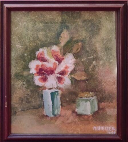 Still Life Painting Signed By Michael Gleizer, American Framed