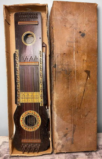 1920's Ukelin Musical Instrument W/box