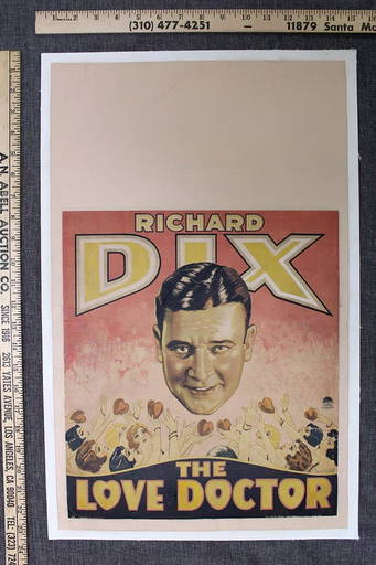 The Love Doctor - Richard Dix (1929) US Window Card Movie Poster (#0292 ...