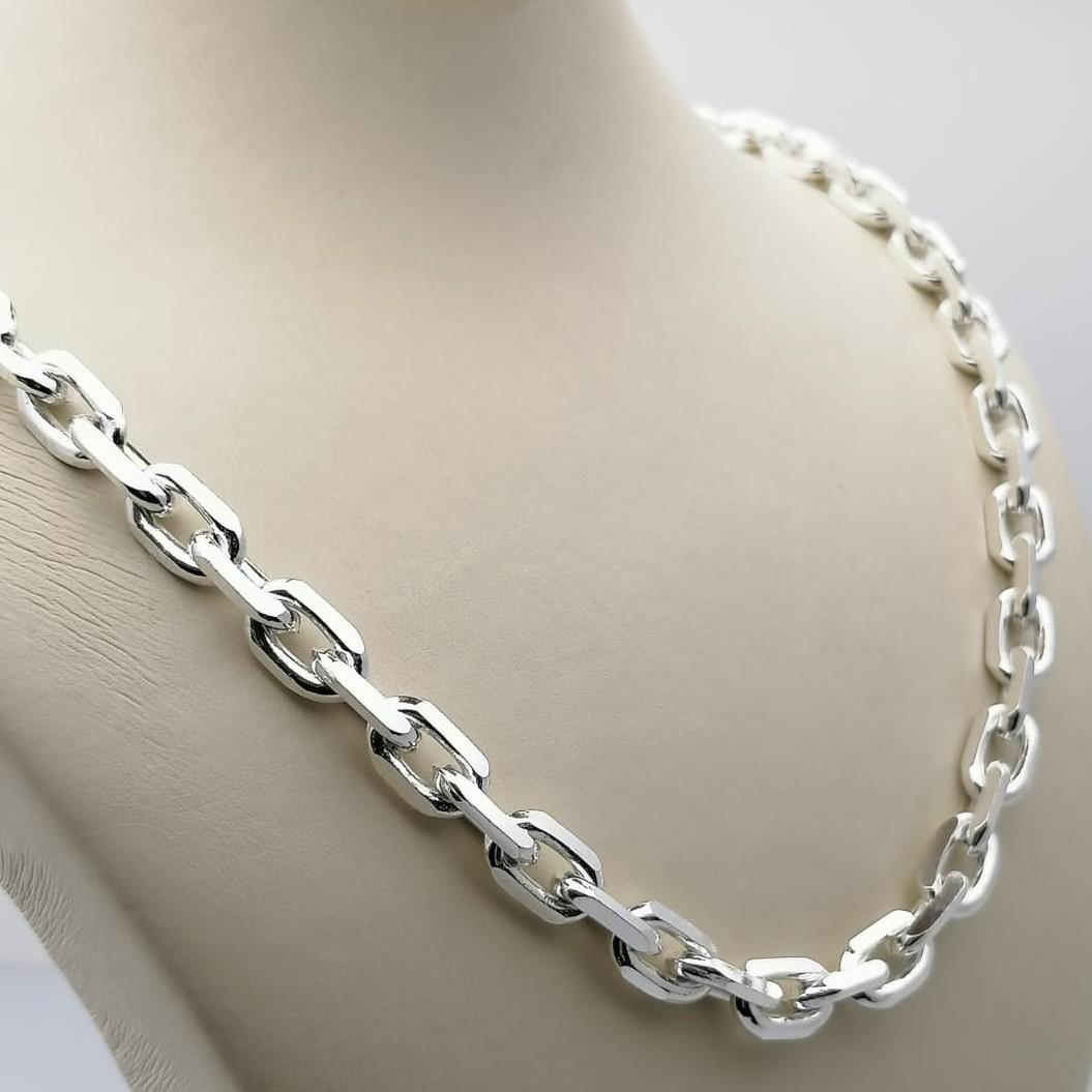 925 Sterling Silver Anchor Link Chain,men Necklace