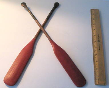 Vintage Miniature Canoe Paddle, 1000 Islands Souvenir