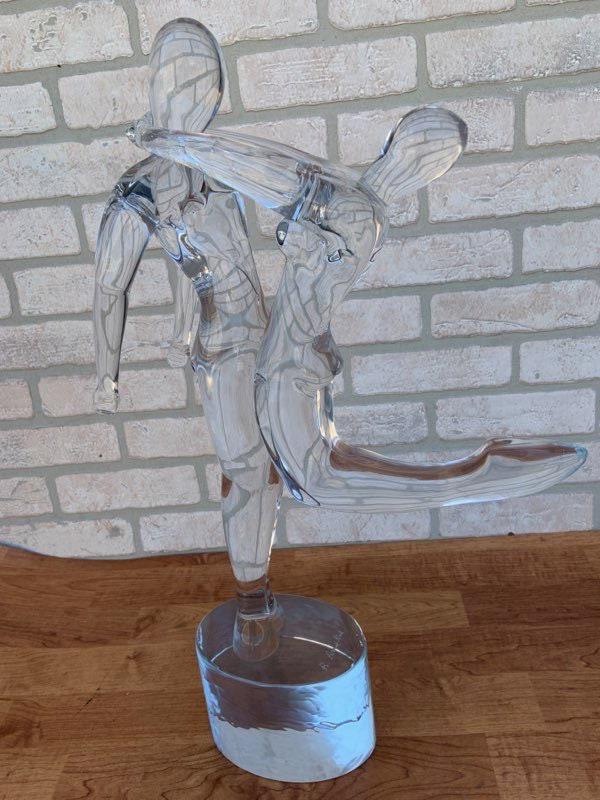 Vintage Italian Renato Anatra Murano Art Glass Dancers Sculpture