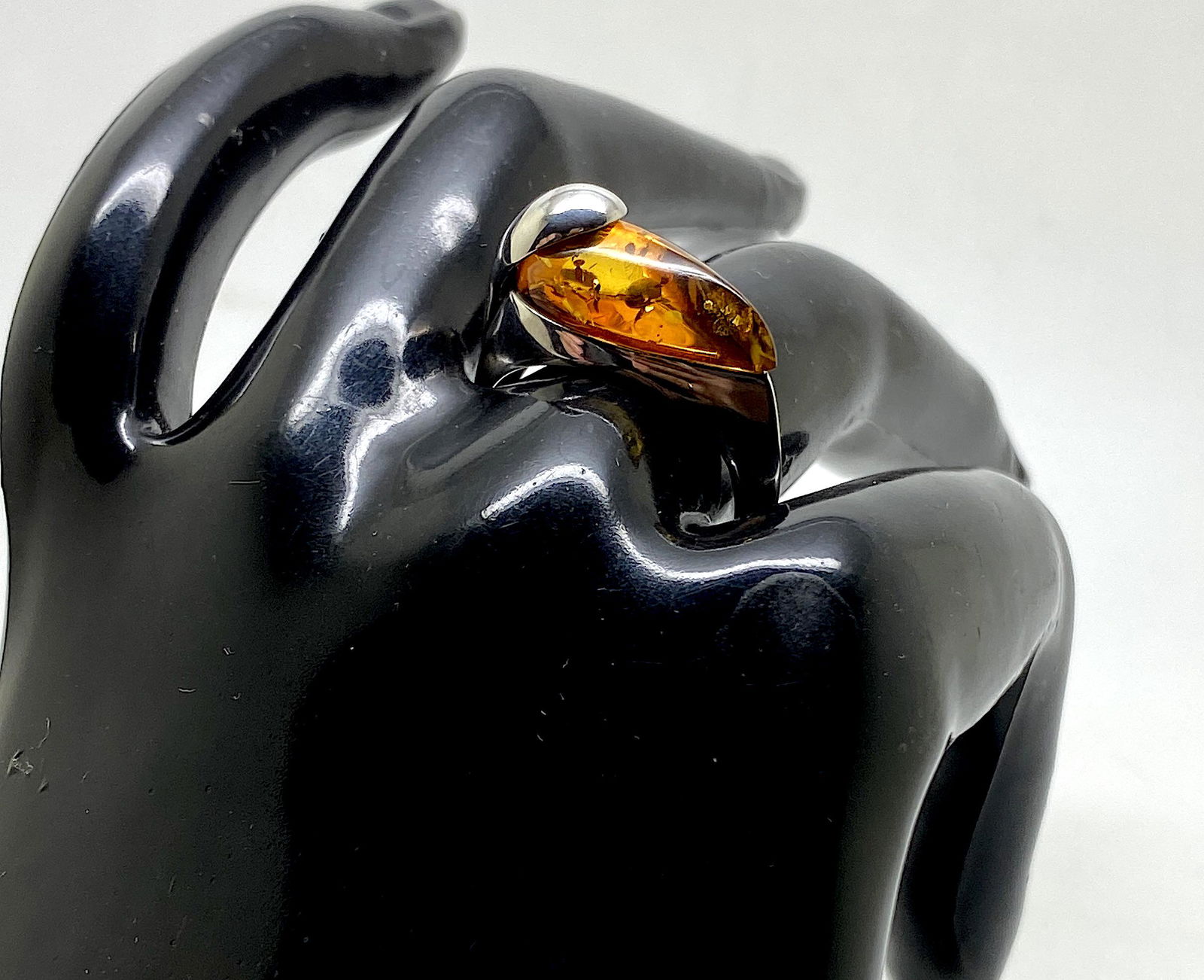 Incredible Vintage Amber Ring