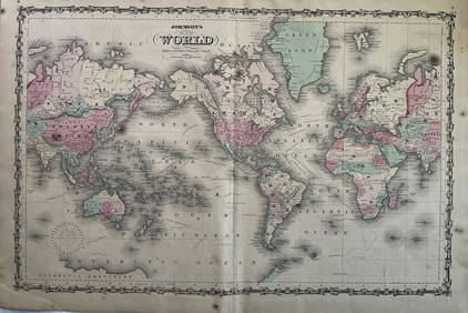 Munster World Map 1540 - Jan 25, 2020 | Arader Galleries in NY