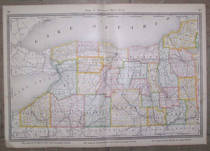 Map of Western New York. (#0342) on Mar 07, 2023 | Jasper52 in NY