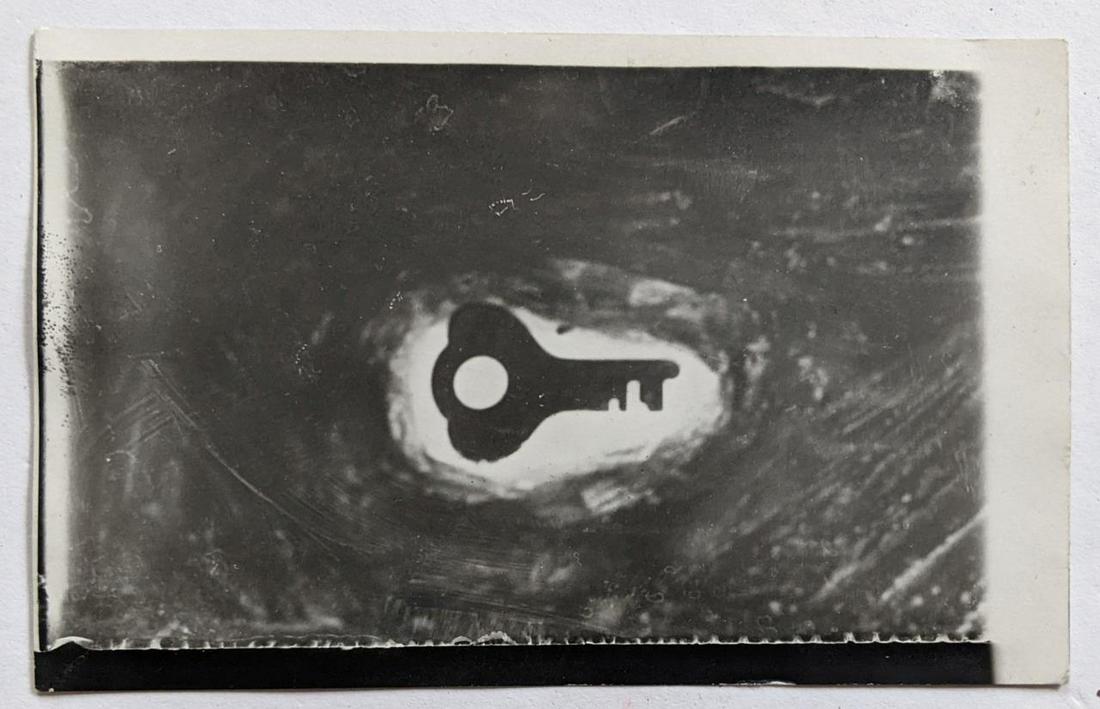 Vintage Key Real Photo Postcard, Result Of Radium Ore Experiment, Early ...